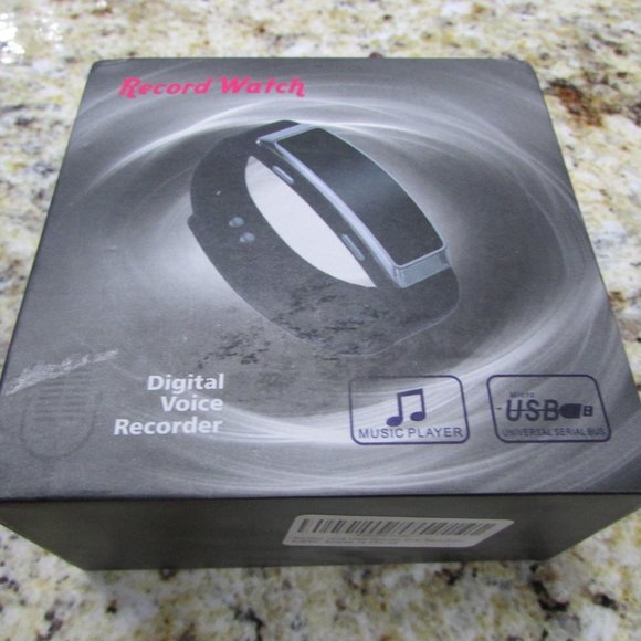 BestRec/Record watch | Other | New Open Box 6gb Voice Recorder Digital ...